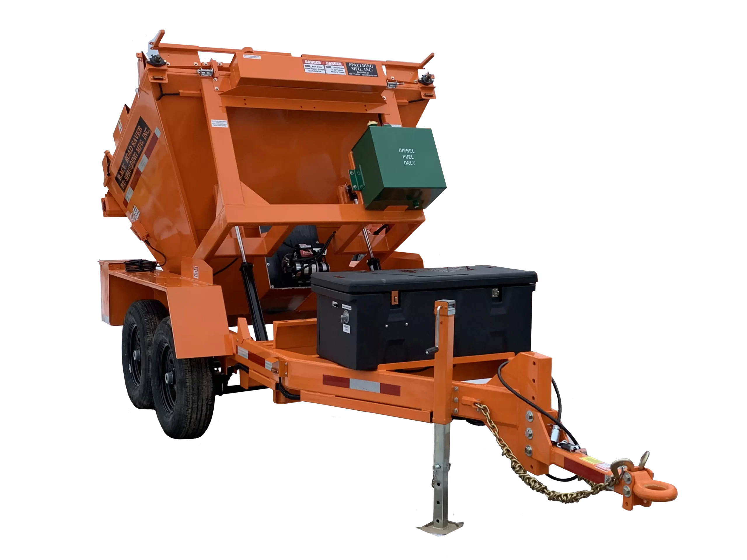 Spaulding Roadsaver Asphalt Patcher Trailer 2-4 Ton Capacity - ABM ...